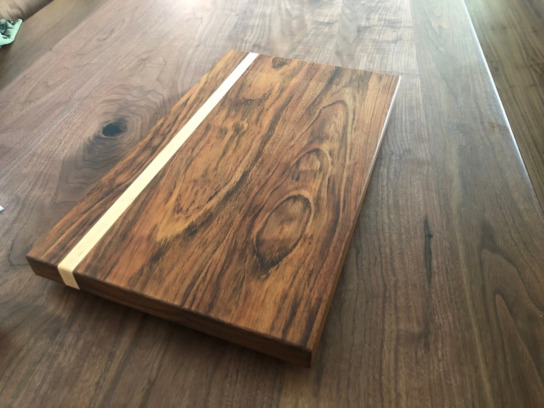 Custom Brazilian Cherry and Maple Cutting Board - Etsy