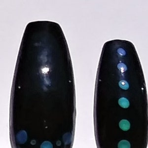 Black and Mood Ring Mani - Etsy