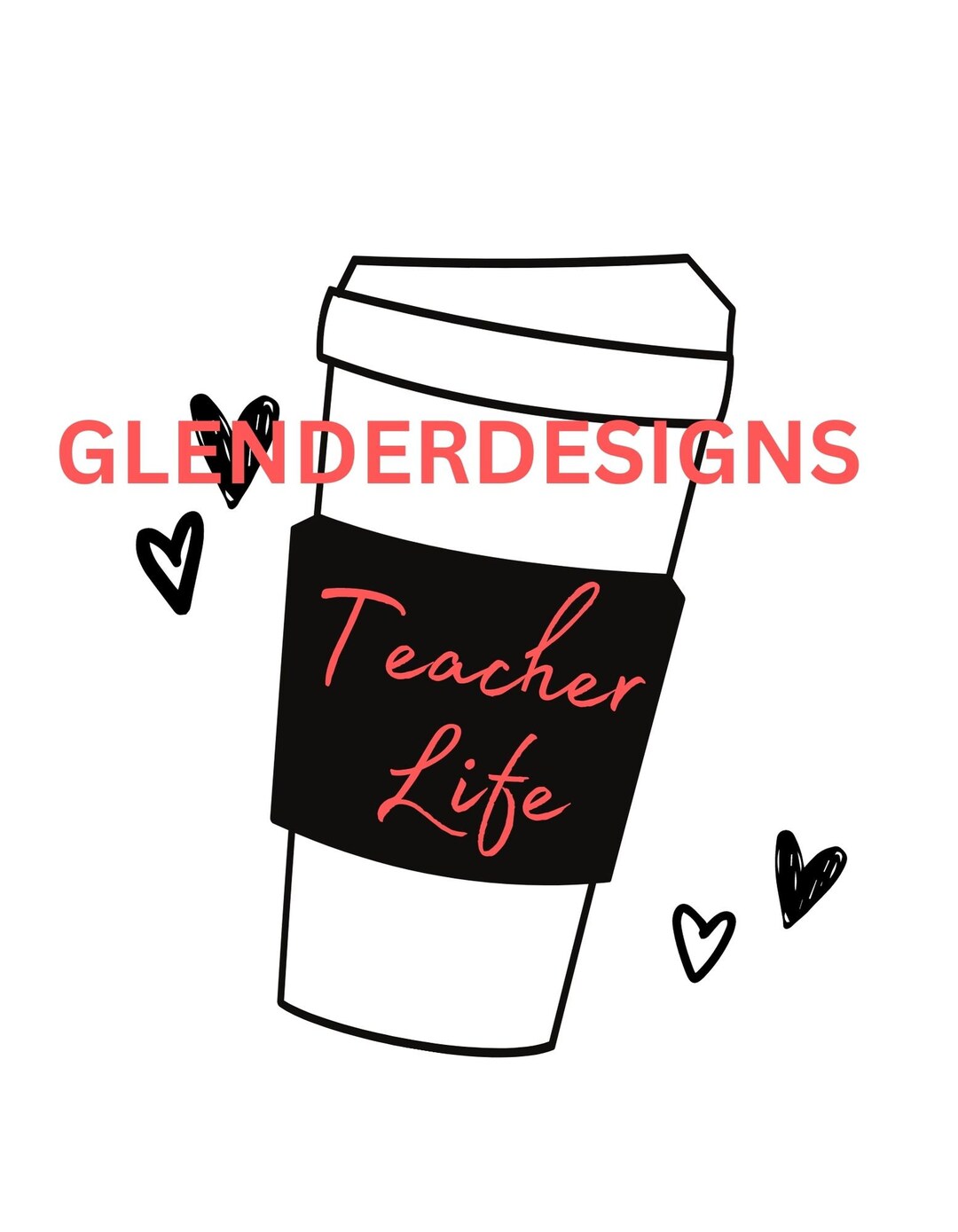 Teacher Life Coffee Cup SVG, Cricut Cut File (digital Download) - Etsy