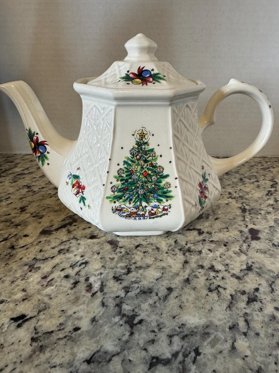 Vintage Sadler England for Salem Christmas Eve Four Cup Teapot - Etsy