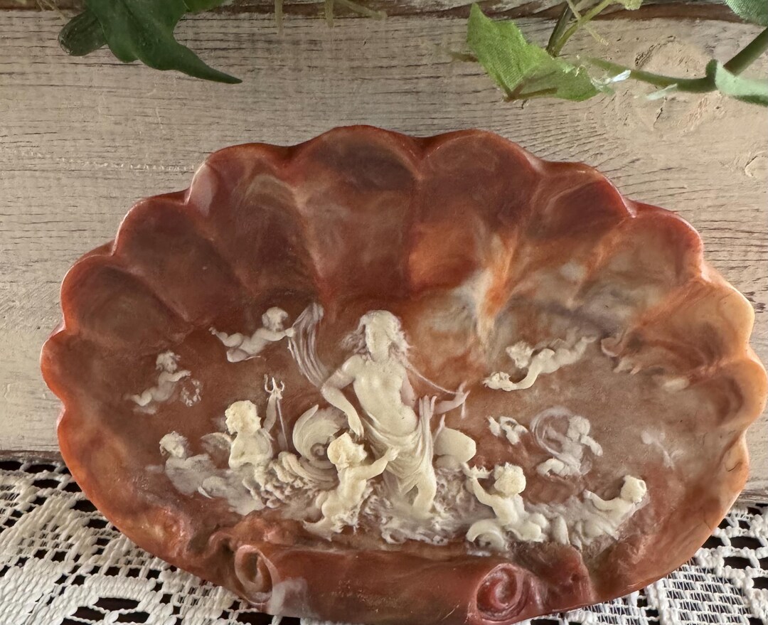 Vintage Incolay Decorative Stone Soap Dish Wall Hanging - Etsy