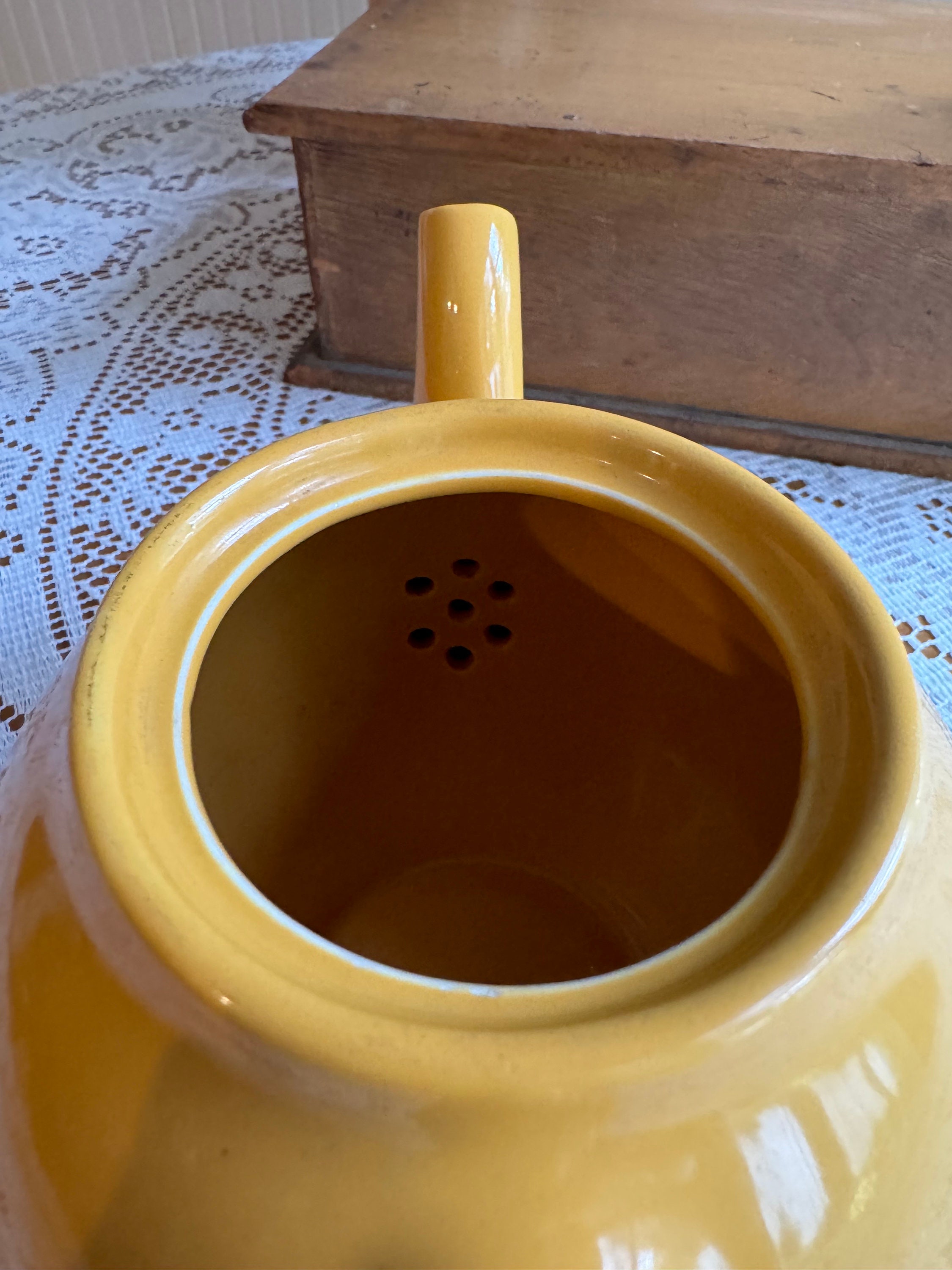 Vintage Lipton Tea 4 Cup Teapot Mustard Yellow - Etsy