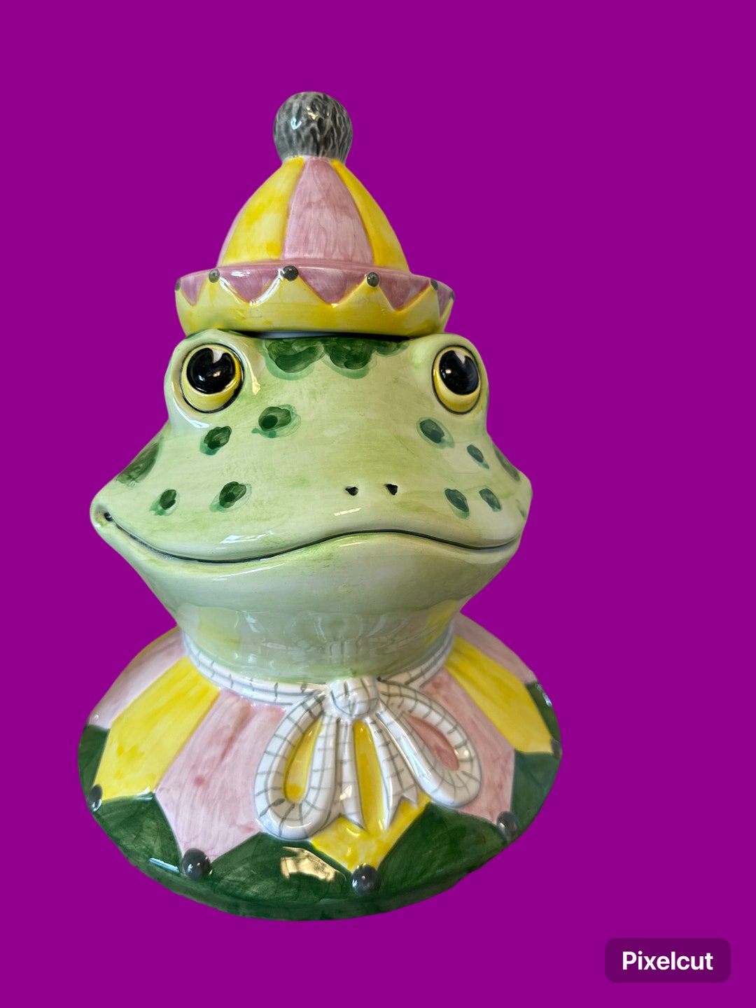 Large Frog Cookie Jar From Kelly B. Rightsell. - Etsy