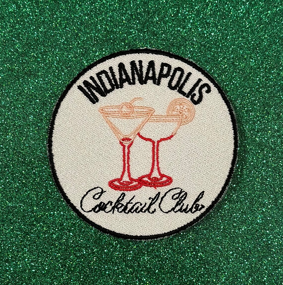 Indianapolis Cocktail Club Iron on Patch - Etsy