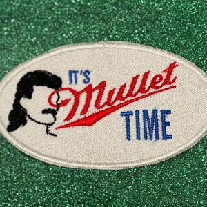 Mullet Time Iron on Patch - Etsy