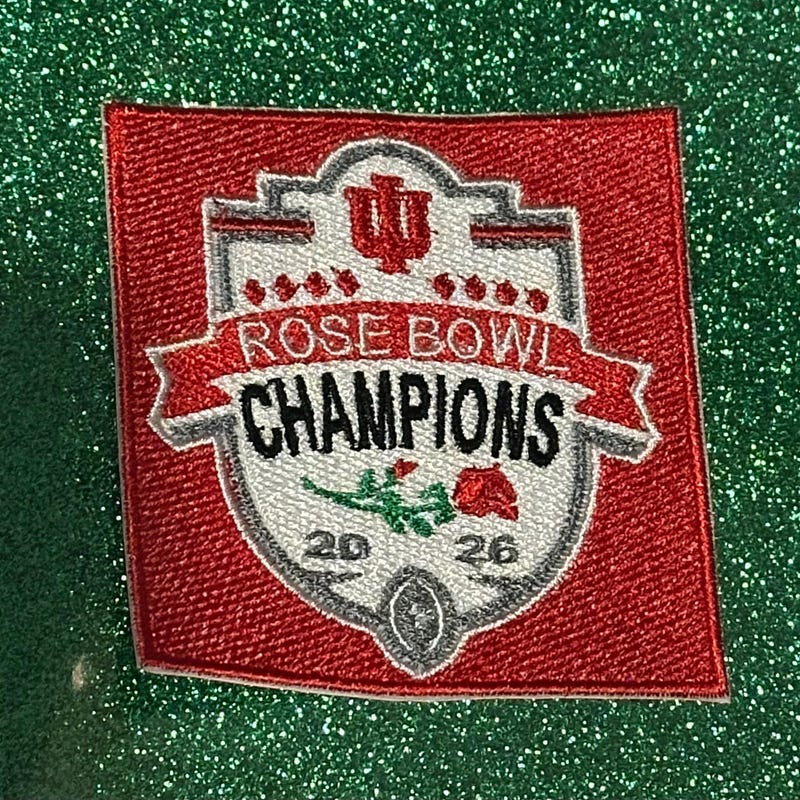 Iu Rose Bowl Patch - Etsy