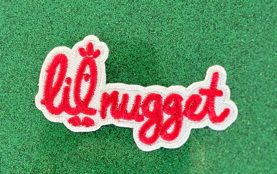 Lil Nugget Embroidered Iron on Patch - Etsy