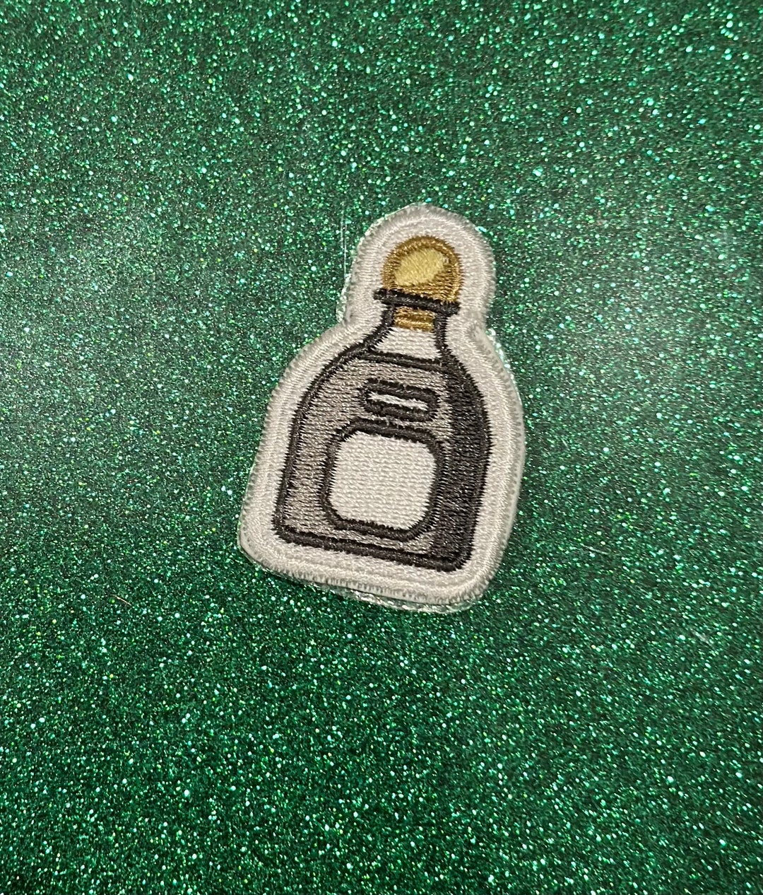 Mini Patron Bottle Embroidered Iron on Patch - Etsy