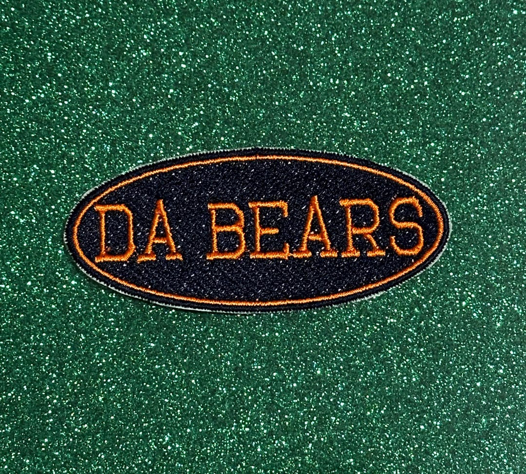 Chicago Da Bears Embroidered Iron on Patch - Etsy