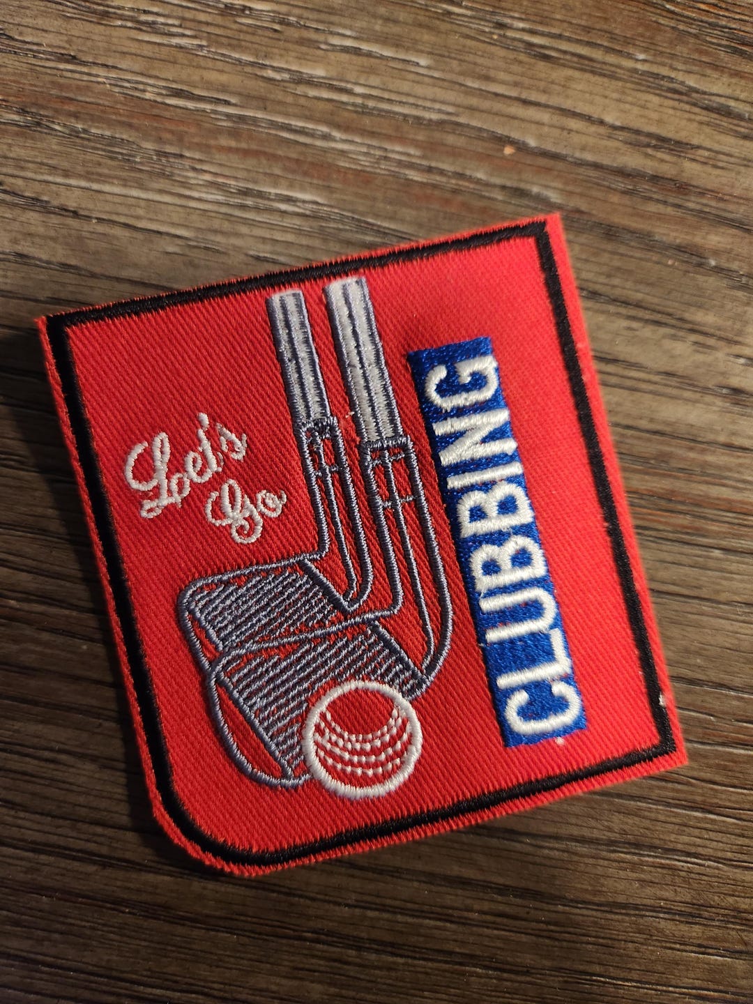 Let's Go Clubbing Golf Iron on Patch - Etsy