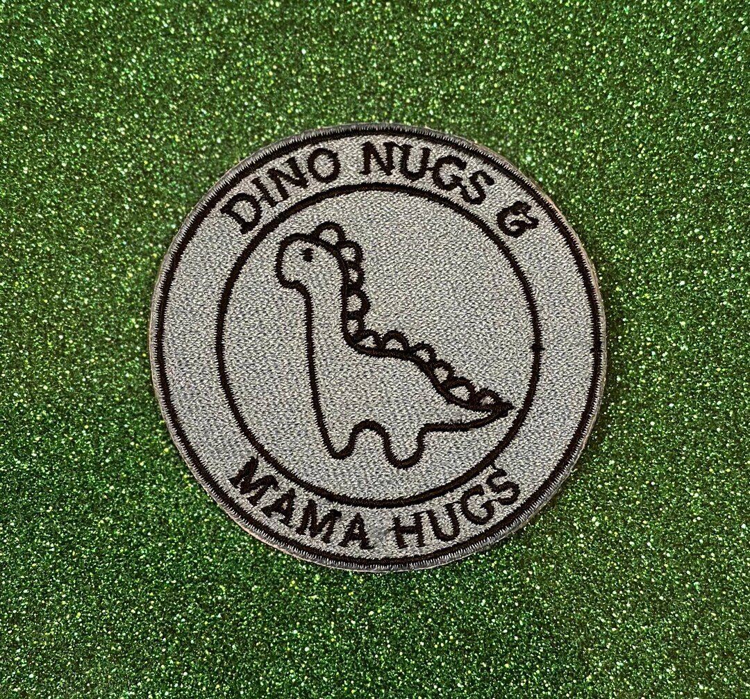 Dino Nugs & Mama Hugs Iron on Patch - Etsy