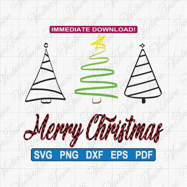 Scribble Tree Svg - Etsy