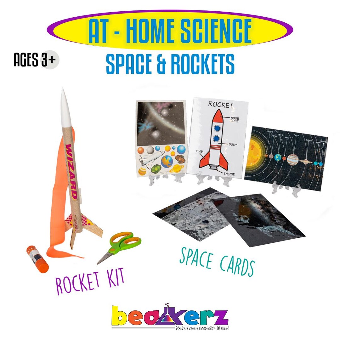 Space & Rockets Activity Box: Solar System Science Learning Kit - Etsy