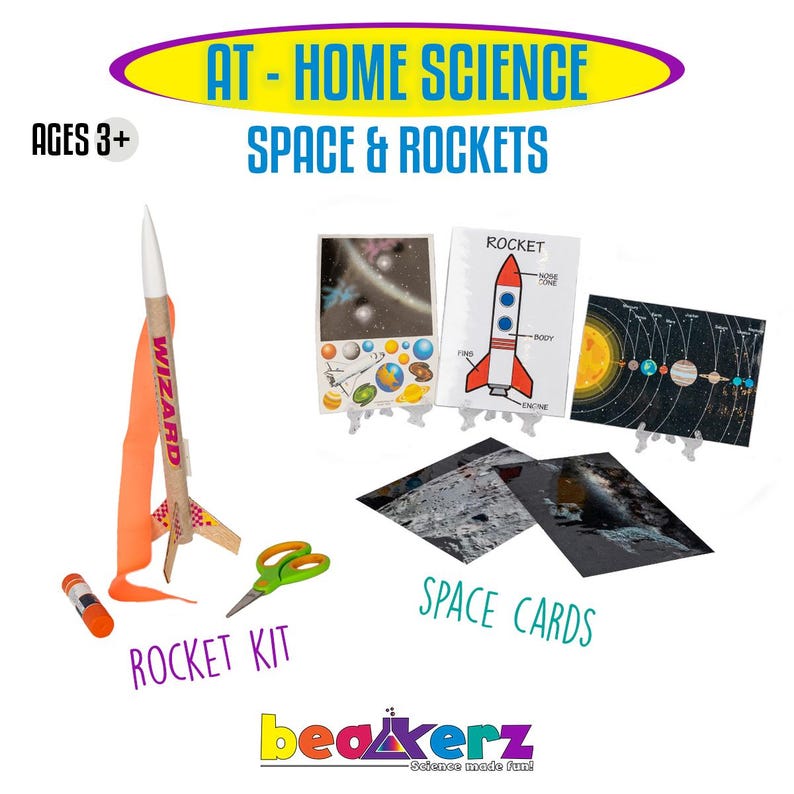 Space & Rockets Activity Box: Solar System Science Learning Kit - Etsy
