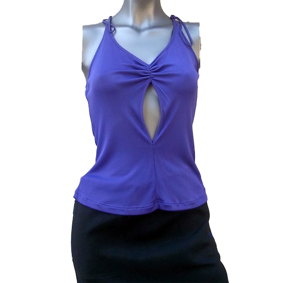 VERSACE - Women's Top 2000s Top, - Gem