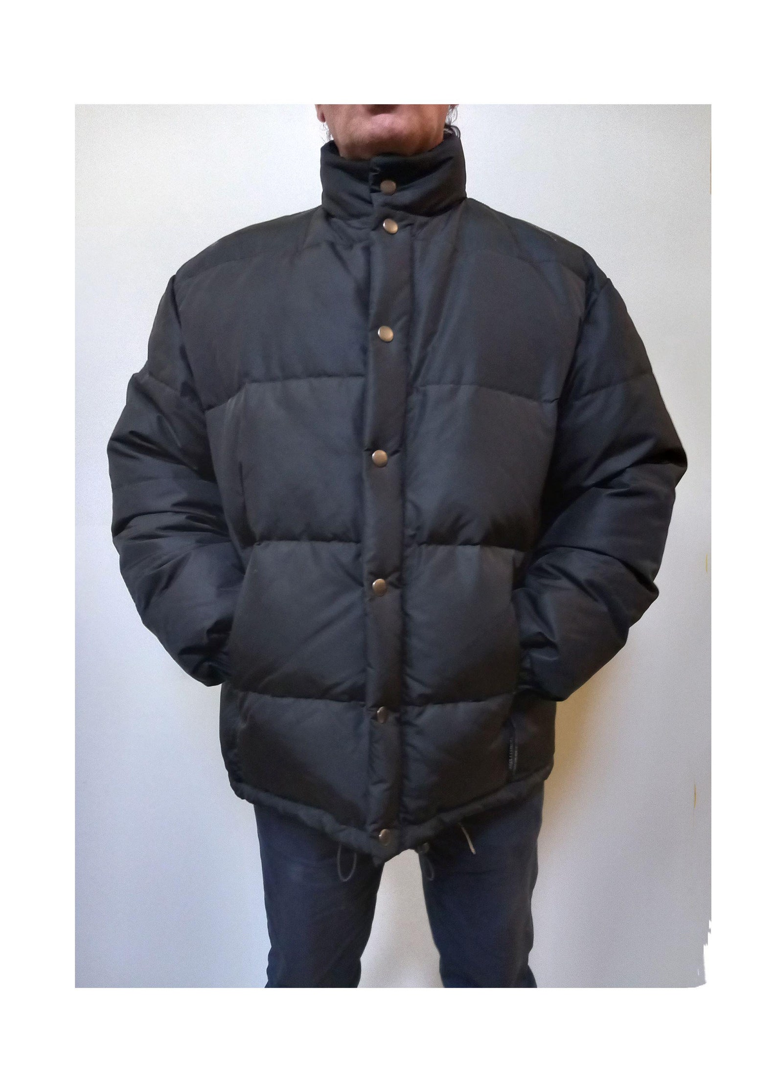 Mens 200 Gram Goose Down Bomber Jacket, Bomber Jacket Handmade in Italy ...