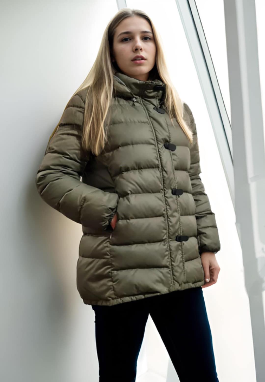 Womens Winter Down Jacket, Custom Down Jacket, Warm Goose Down Jacket ...