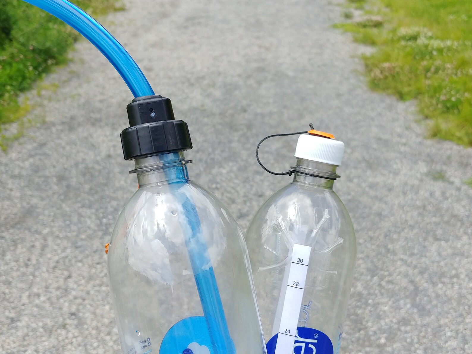 Hydration Tube Adapter System for 28mm Smartwater Soda Fiji Bottle Use ...