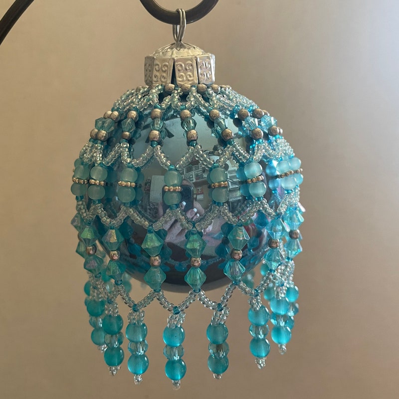Beaded Christmas Ornaments - Etsy