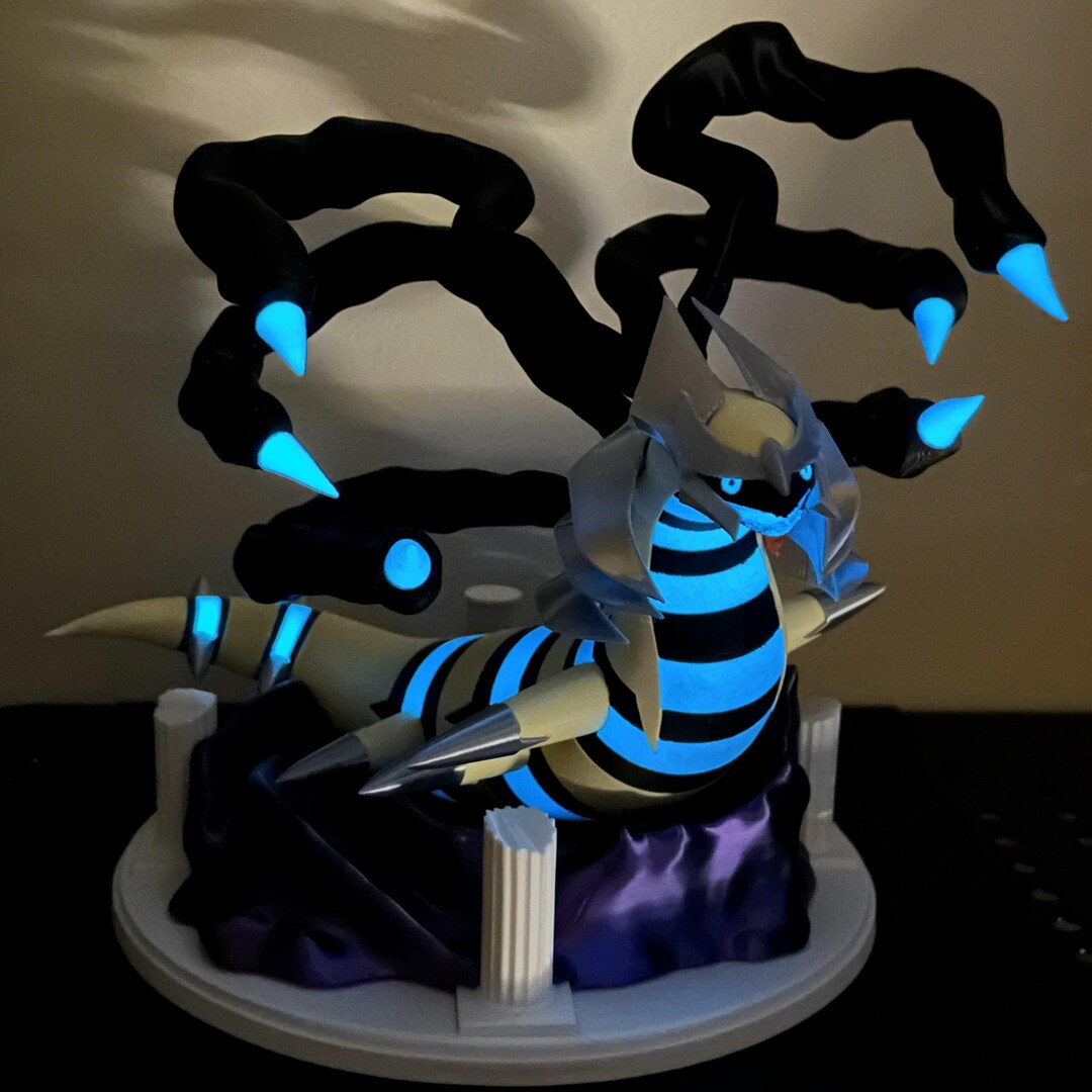 Giratina 3D Printed Pokemon Figure - Glow in the Dark - Etsy