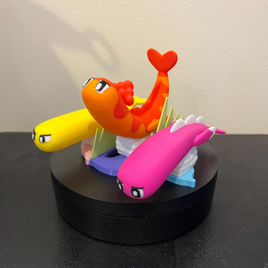 Mega Tatsugiri 3D Printed Pokemon Figure - Etsy