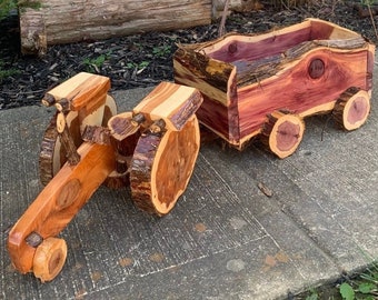 Tractor Garden Planter - Etsy