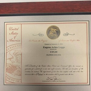 Design Patented Cedar Flower Basket. Design by Gene Legge. Flower Box ...