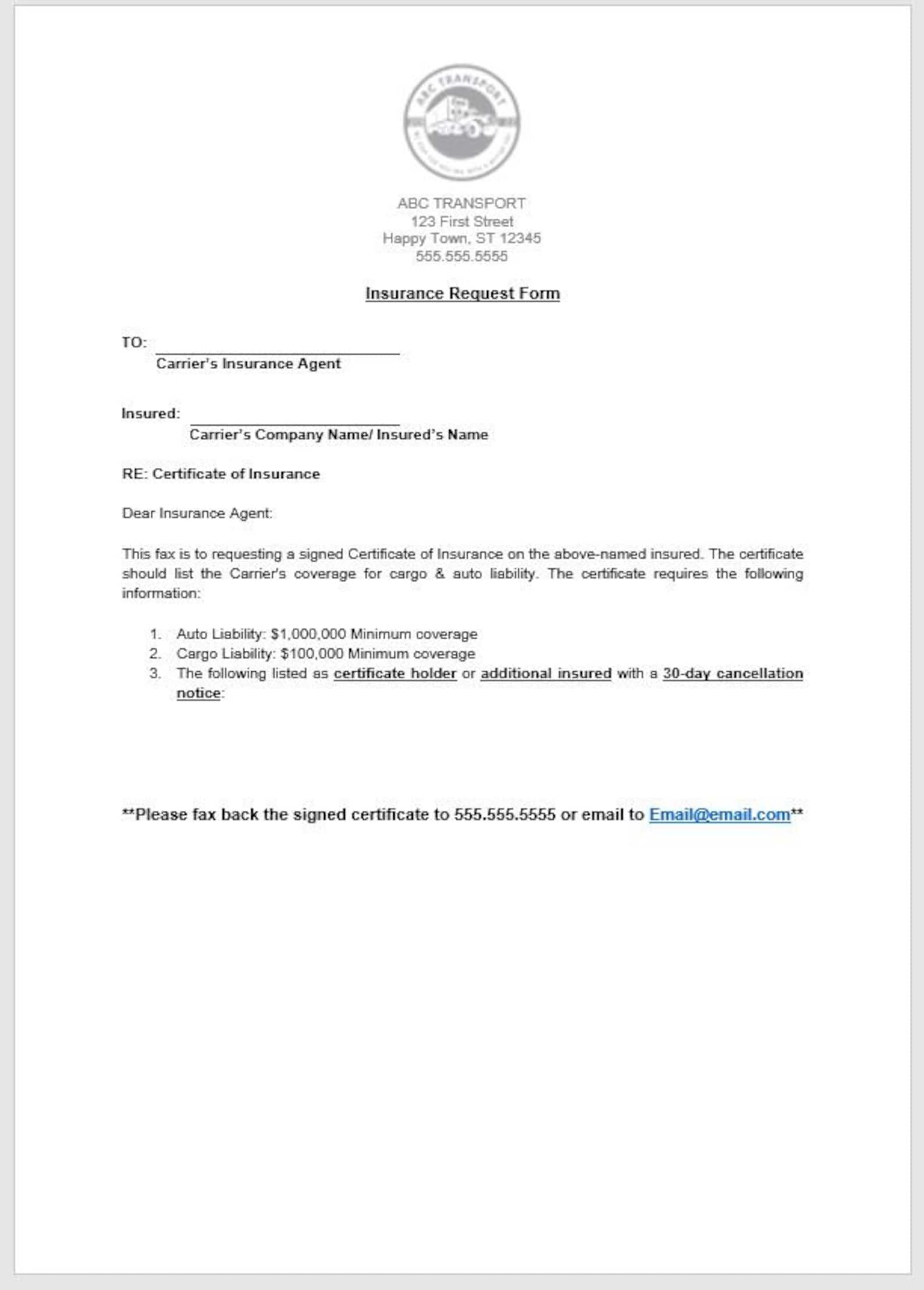 New Carrier Setup Packet ︱ Broker Template ︱carrier Agreement ...