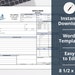 HVAC SPEC SHEET Ducts measuring template heating Cooling - Etsy