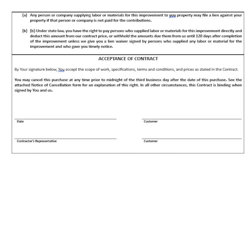 Residential Construction Contract ︱ Template ︱construction ︱renovation ...