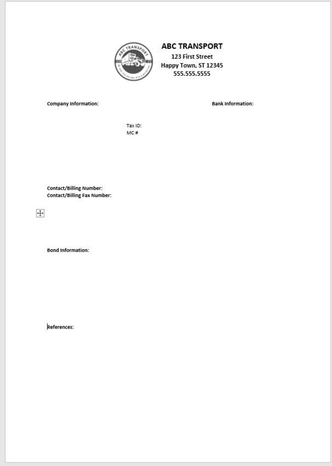 Carrier Packet ︱ Broker Template ︱carrier Agreement ︱ Trucking Company ...