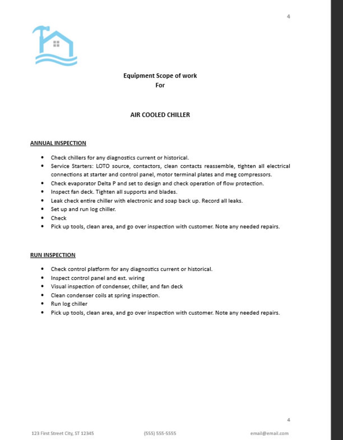 Commercial Preventative Maintenance Agreement ︱ Contract ︱agreement ...