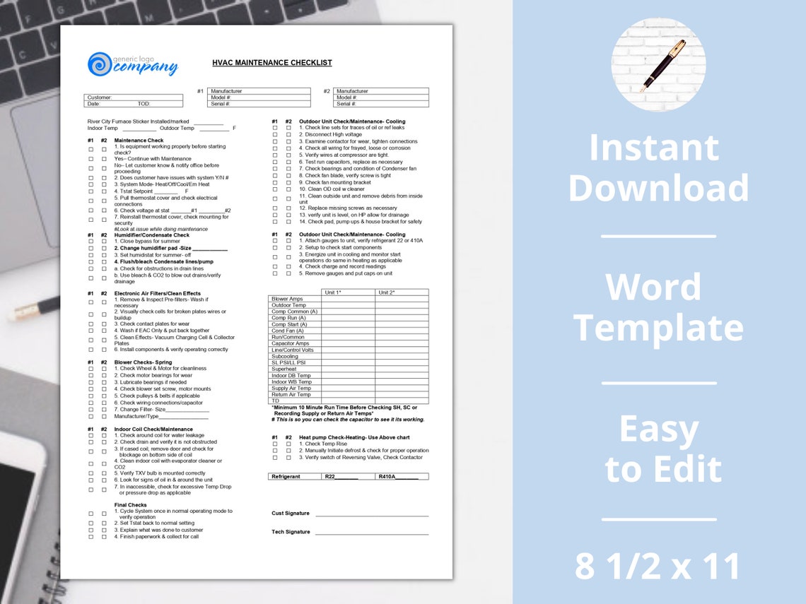 Air Conditioning HVAC ︱preventative ︱maintenance ︱ Inspection ...