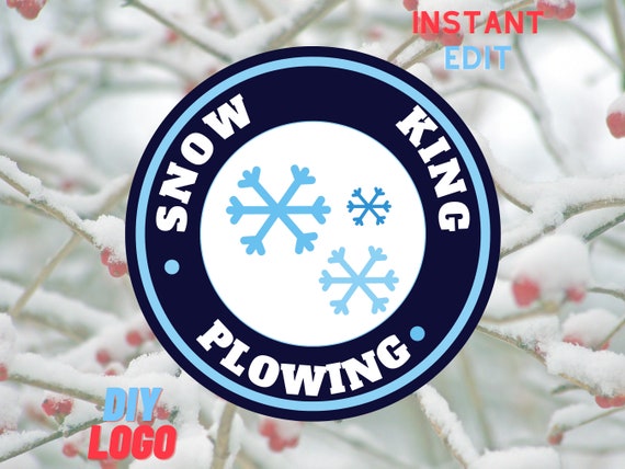 Snow Plow Company Logo Snow Plowing Company Snow Plow - Etsy Hong Kong