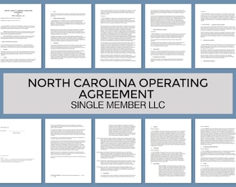 Llc Operating Agreement Template - Etsy