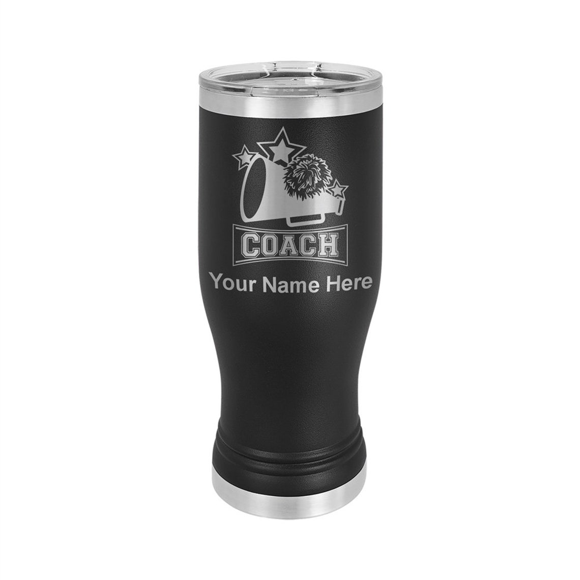 20oz Pilsner Mug Cheerleading Coach Personalized Engraving | Etsy