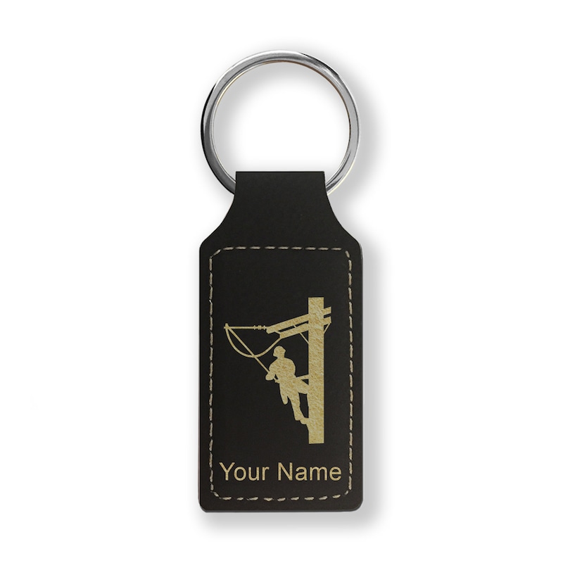 Lineman Keychain Custom - Etsy