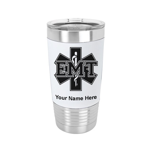 20oz Silicone Tumbler Mug, EMT Emergency Medical Technician ...