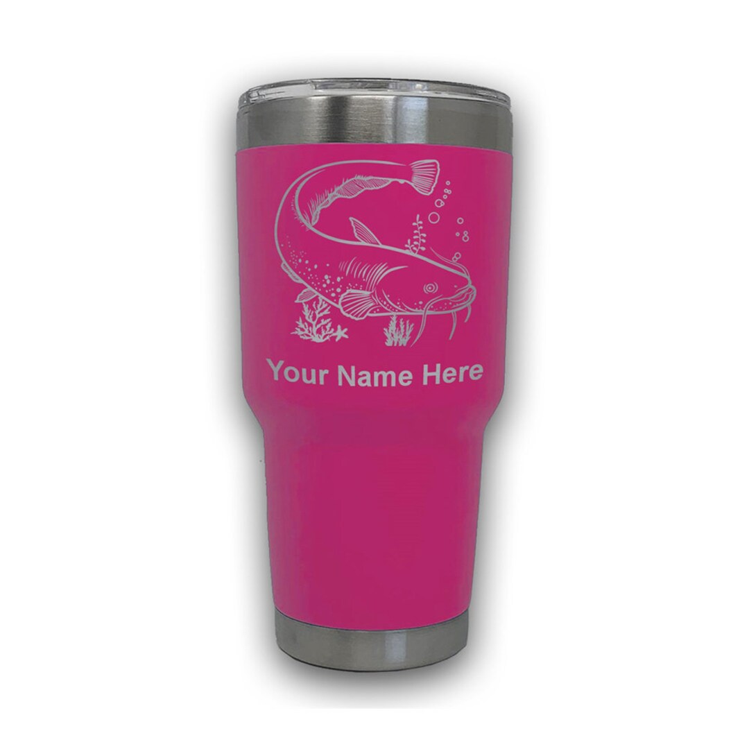 Lasergram 30oz Tumbler Mug, Catfish, Personalized Engraving Included - Etsy