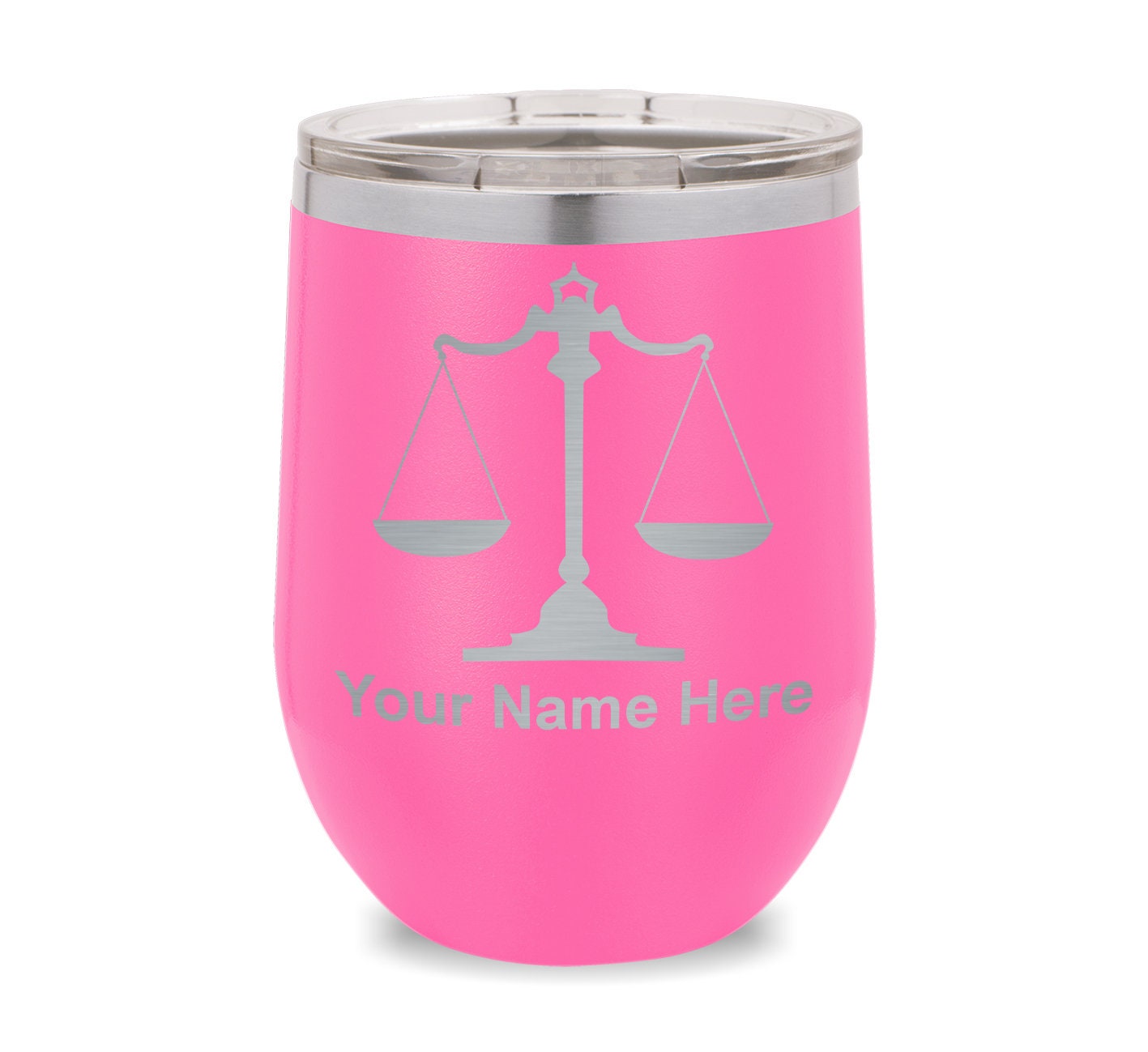 Wine Glass Tumblerlaw Scale Personalized Engraving Included | Etsy