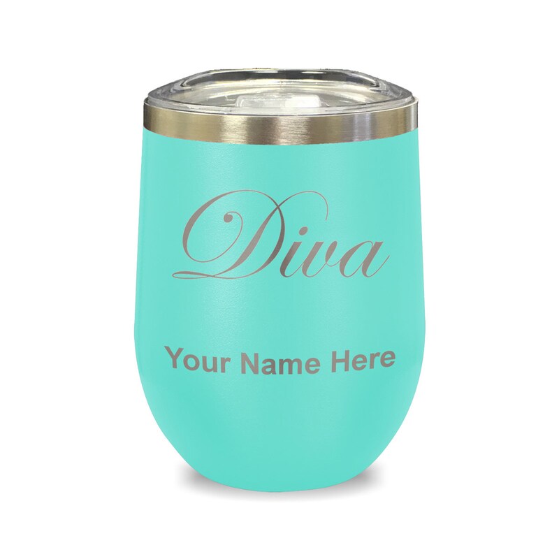 Diva Wine Glass - Etsy