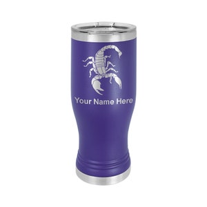 20oz Pilsner Mug, Scorpion, Personalized Engraving Included - Etsy