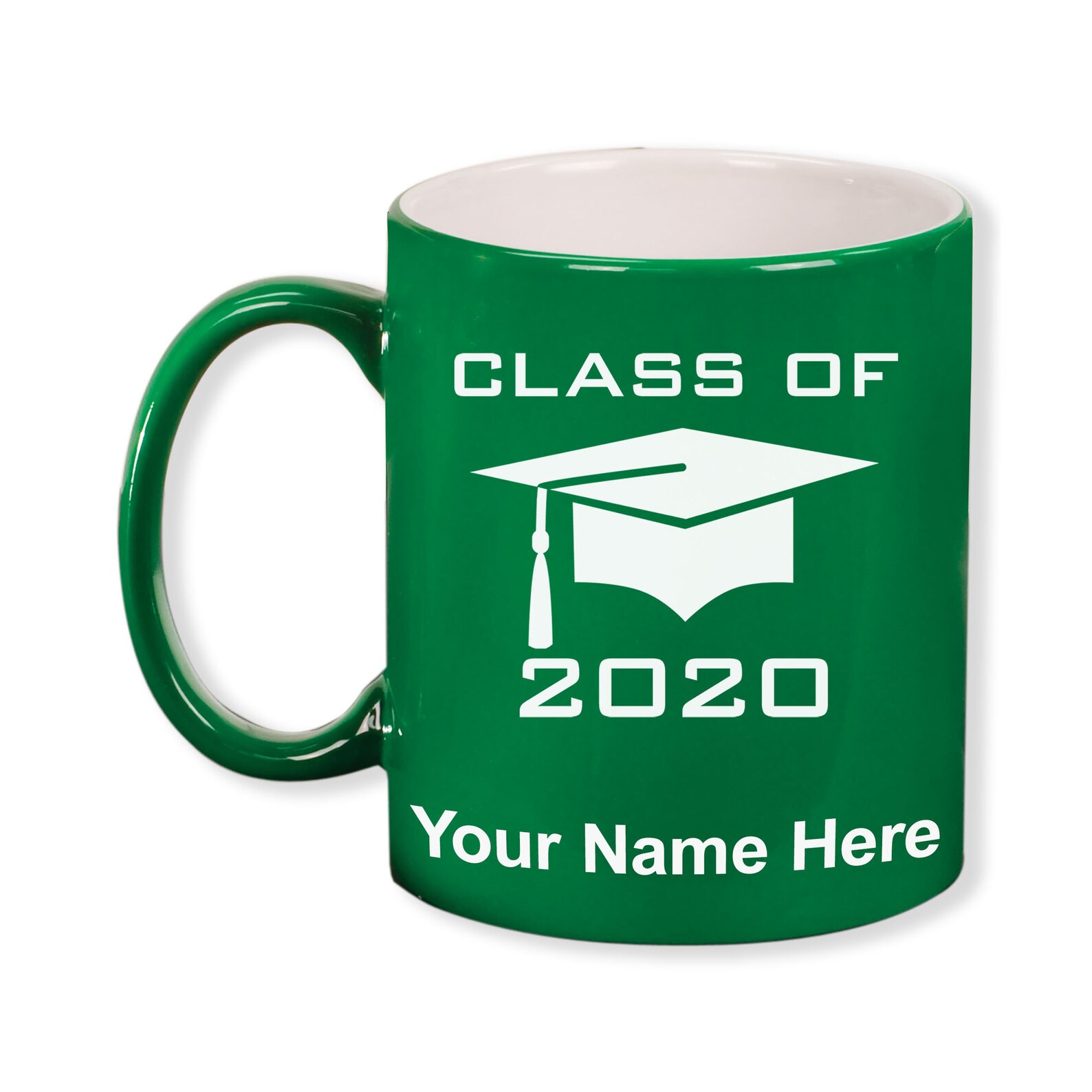 11oz Round Ceramic Coffee Mug Grad Cap Class of 2020 | Etsy