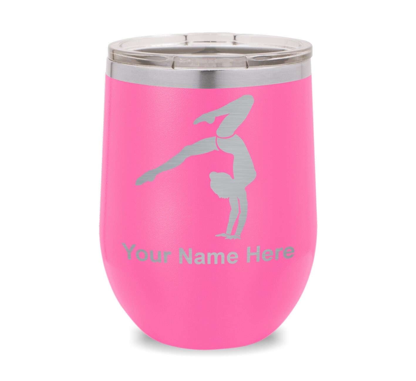 Wine Glass Tumblergymnast Handstand Personalized Engraving | Etsy