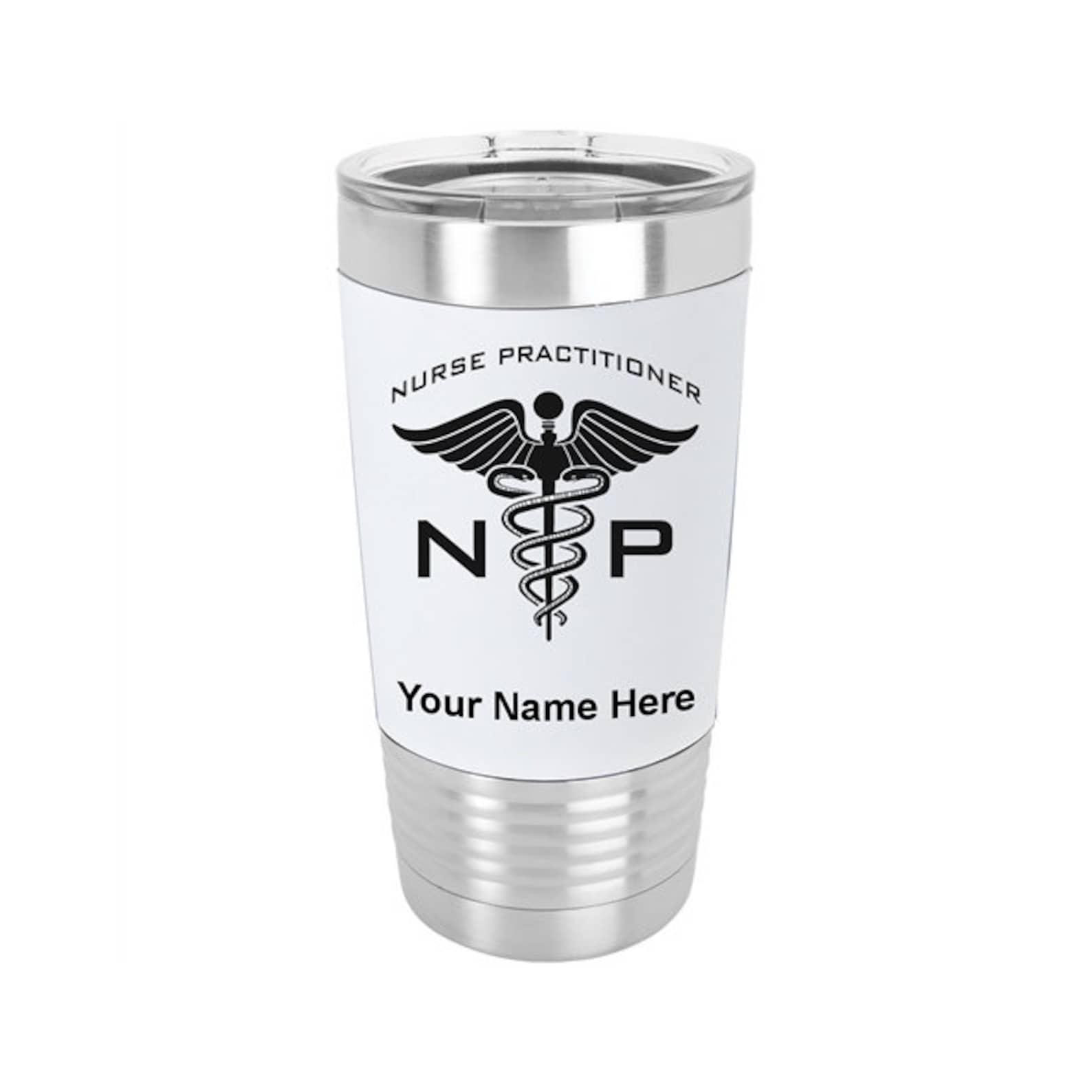 20oz Silicone Tumbler Mug NP Nurse Practitioner Personalized - Etsy