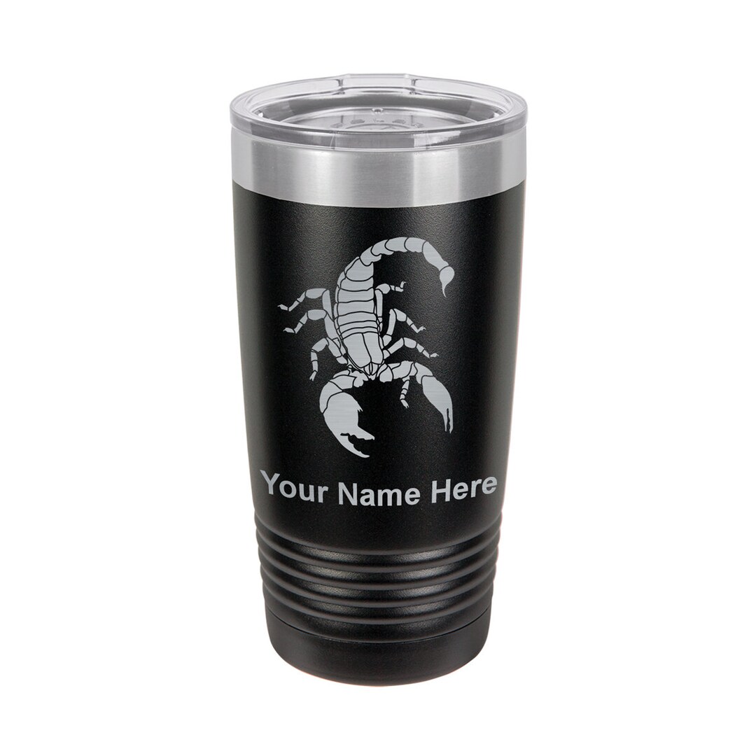 20oz Tumbler Mug, Scorpion, Personalized Engraving Included - Etsy