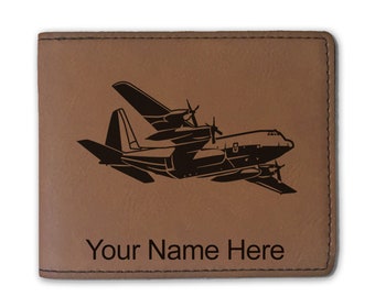 Aviation Bifold Leather Wallet - Etsy