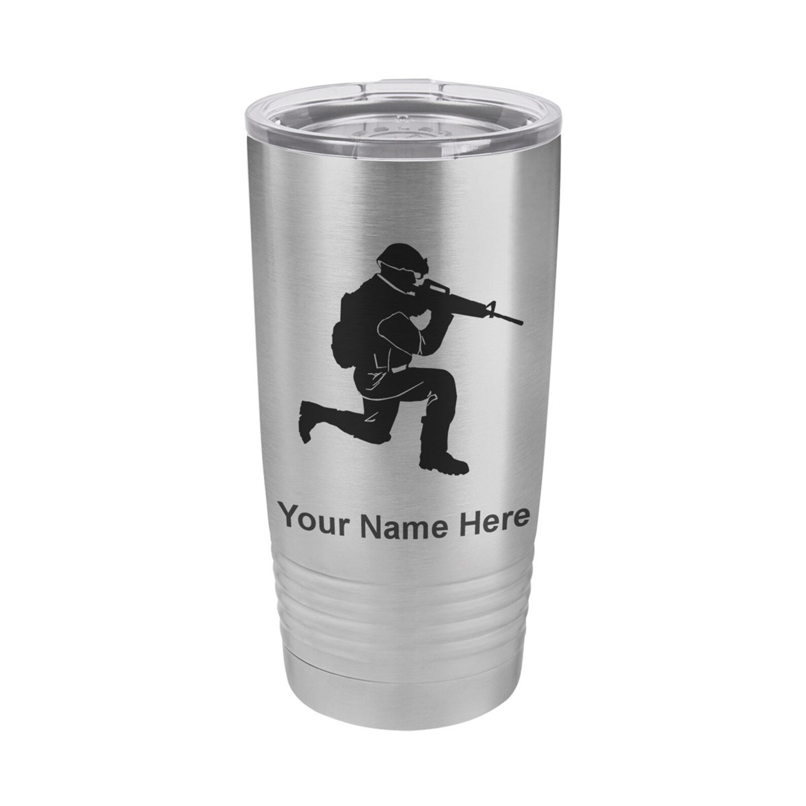 20oz Tumbler Mug Military Soldier Personalized Engraving - Etsy