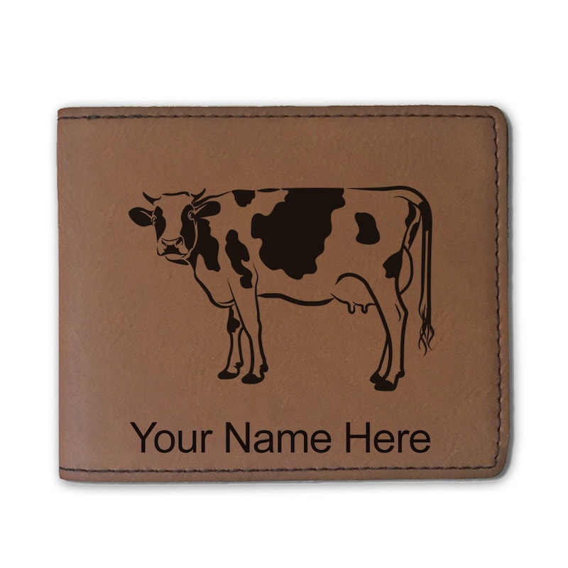 Cow Leather Wallet - Etsy