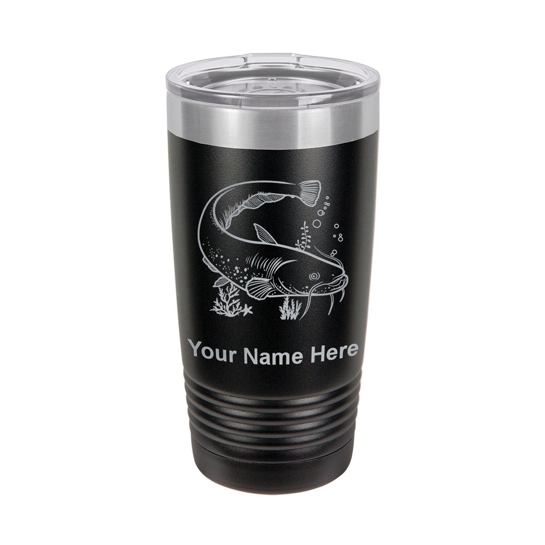 20oz Tumbler Mug, Catfish, Personalized Engraving Included - Etsy
